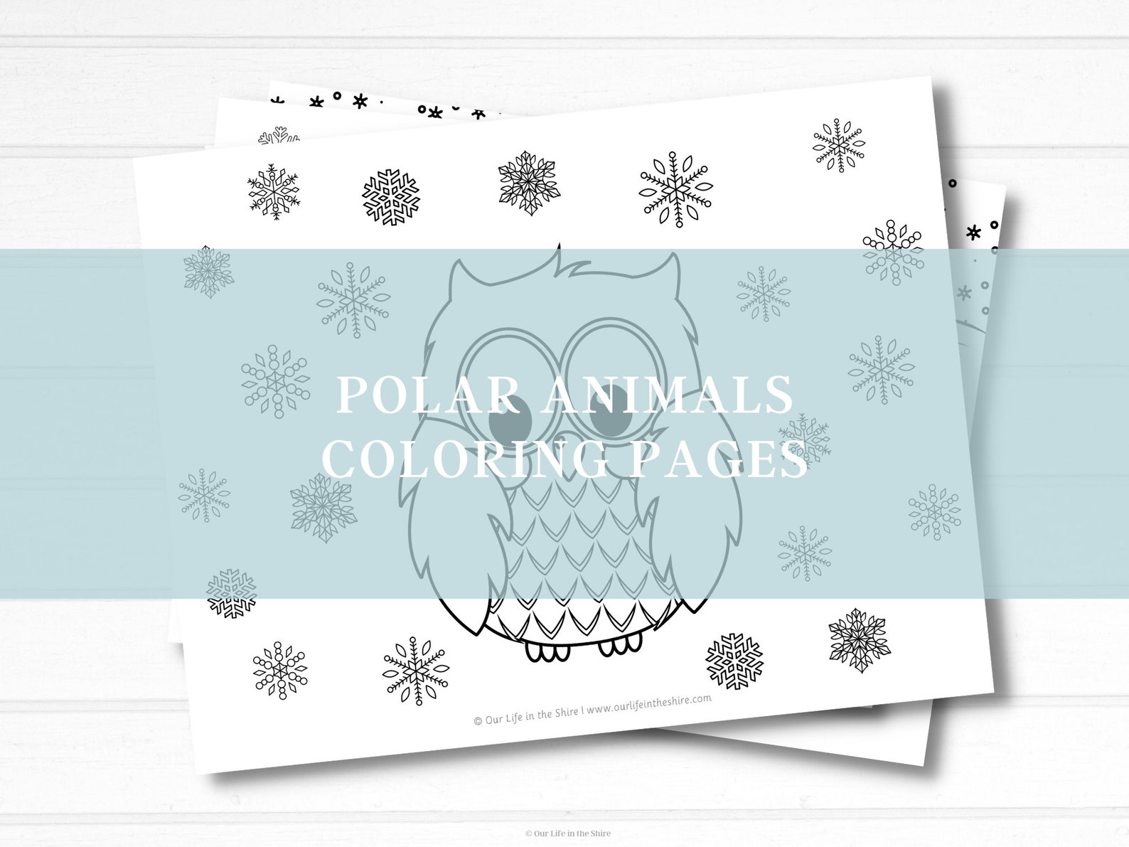 Polar Animals Coloring Pages, Activities for Kids, Toddlers, Preschool ...
