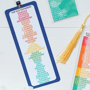 Books of the Bible Bookmarks, Bible Study for Kids, Sunday School ...