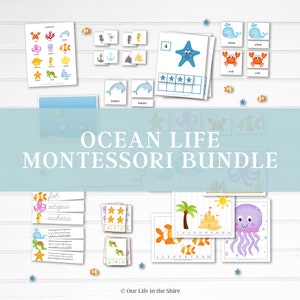 Ocean Life ULTIMATE Bundle | Homeschool Printable Activities | Numbers ...