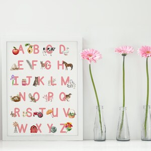Farm Theme, Alphabet Poster, Nursery Poster, Classroom Decor ...