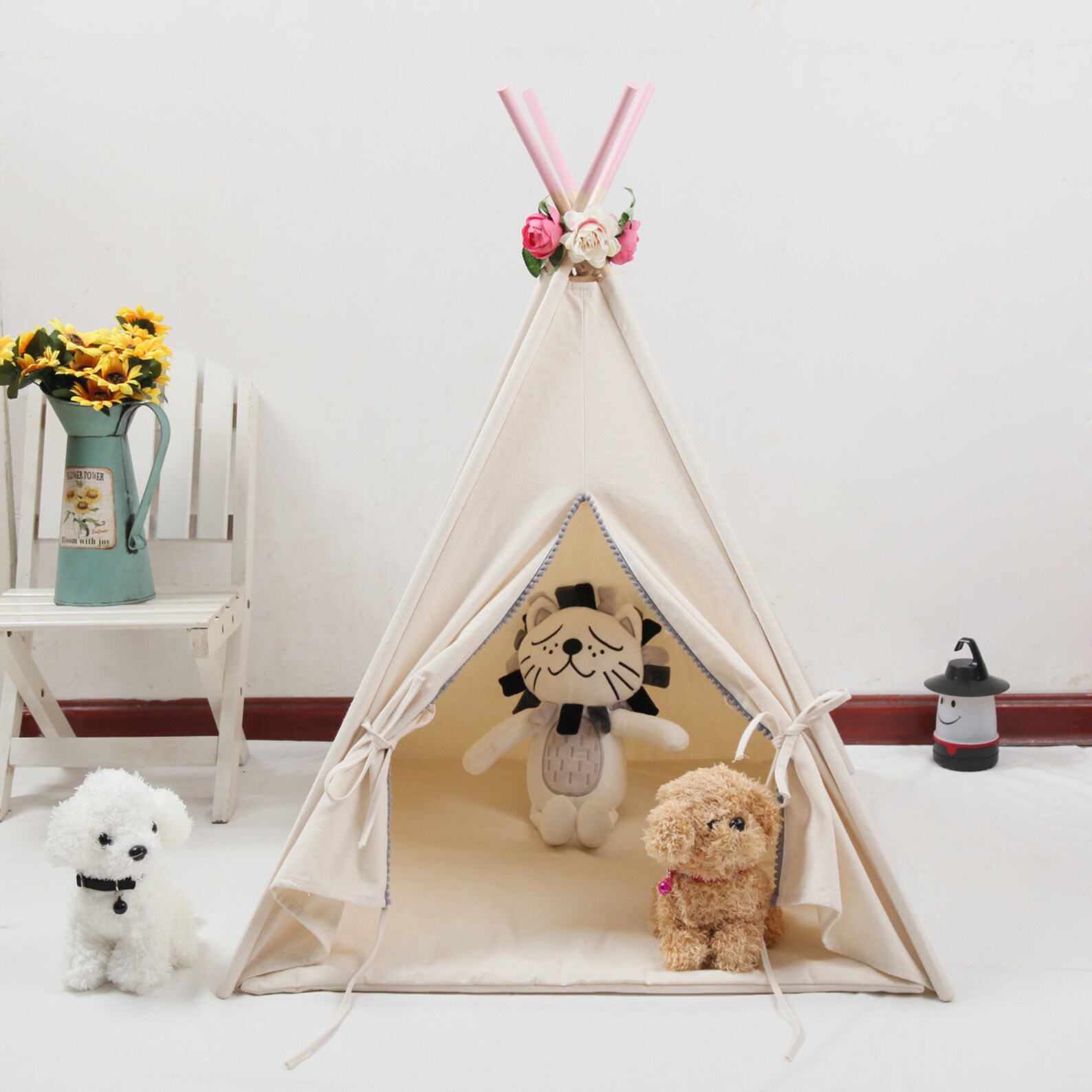 Pet Teepee Including Mat Tent Tipi Teepee Dog Tipi Cat - Etsy