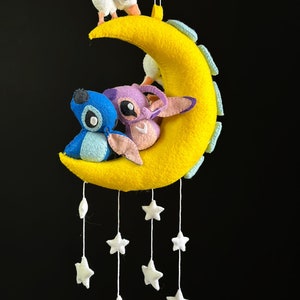Lilo and Stitch /angel Stitch Moon/nursery/ Baby Decor/lilo and Stitch ...