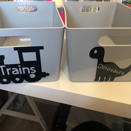 Vinyl Kids Storage Cube Bin Labels | Etsy