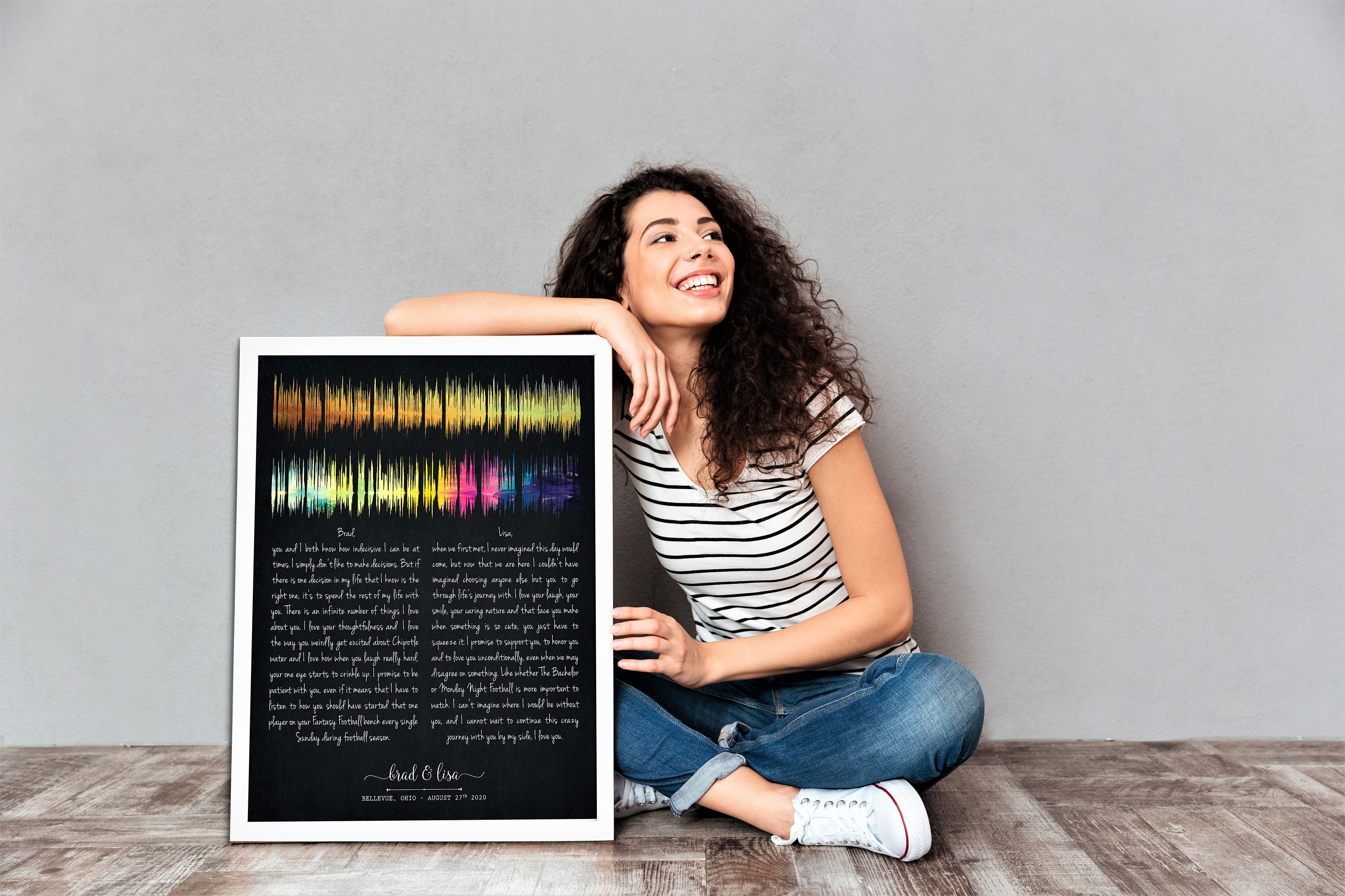 Unique Soundwave gifts Custom Song Art Couple wedding wall | Etsy