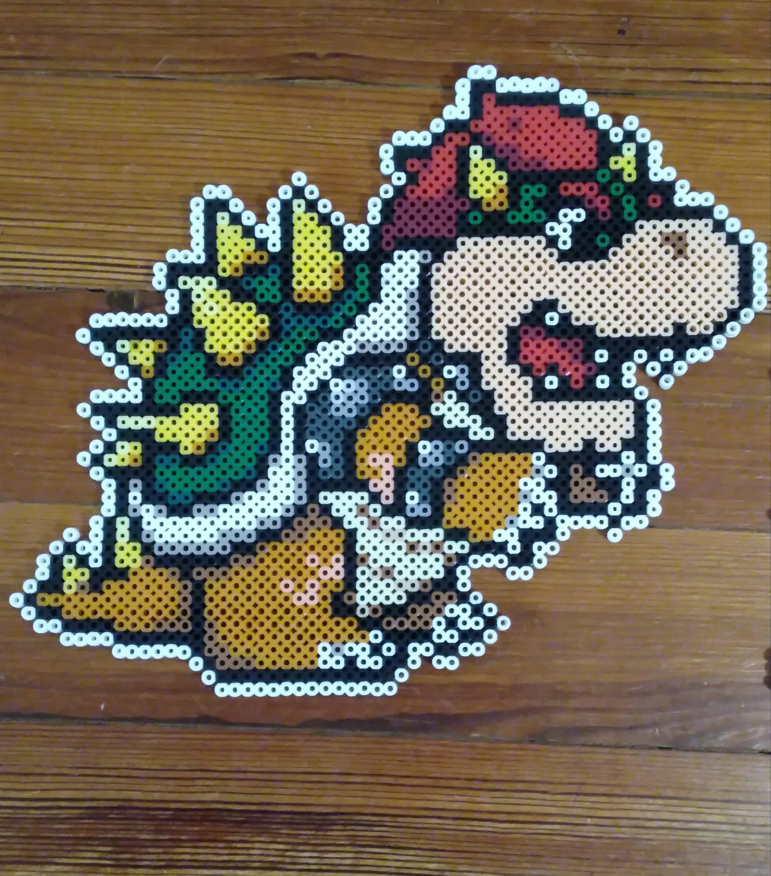 Paper Mario Inspired Perler Pixel Art - Etsy Canada