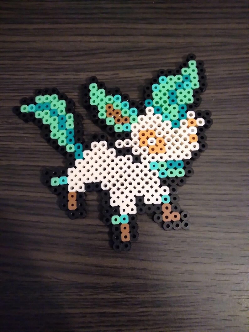 Cute Shiny Eeveelution Perler Bead Inspired Art - Etsy