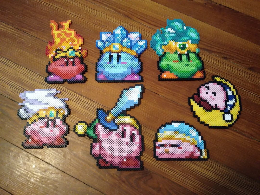 Kirby Transformations Inspired Perler Bead Pixel Art - Etsy