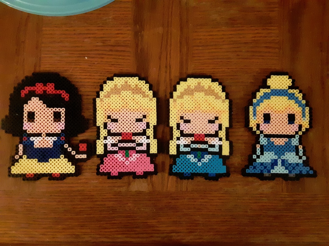 Perler Bead Chibi Princesses - Etsy