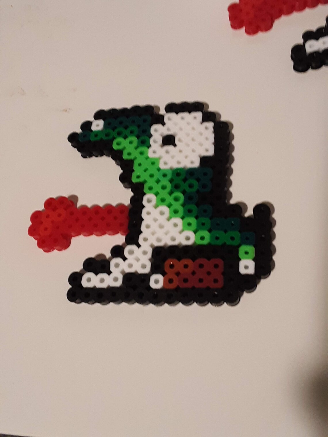 Baby Yoshi Inspired Perler Bead Art - Etsy