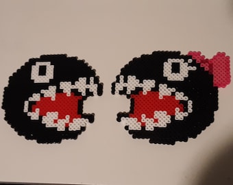 Chain Chomp Perler Magnet, Super Mario Bros - Etsy