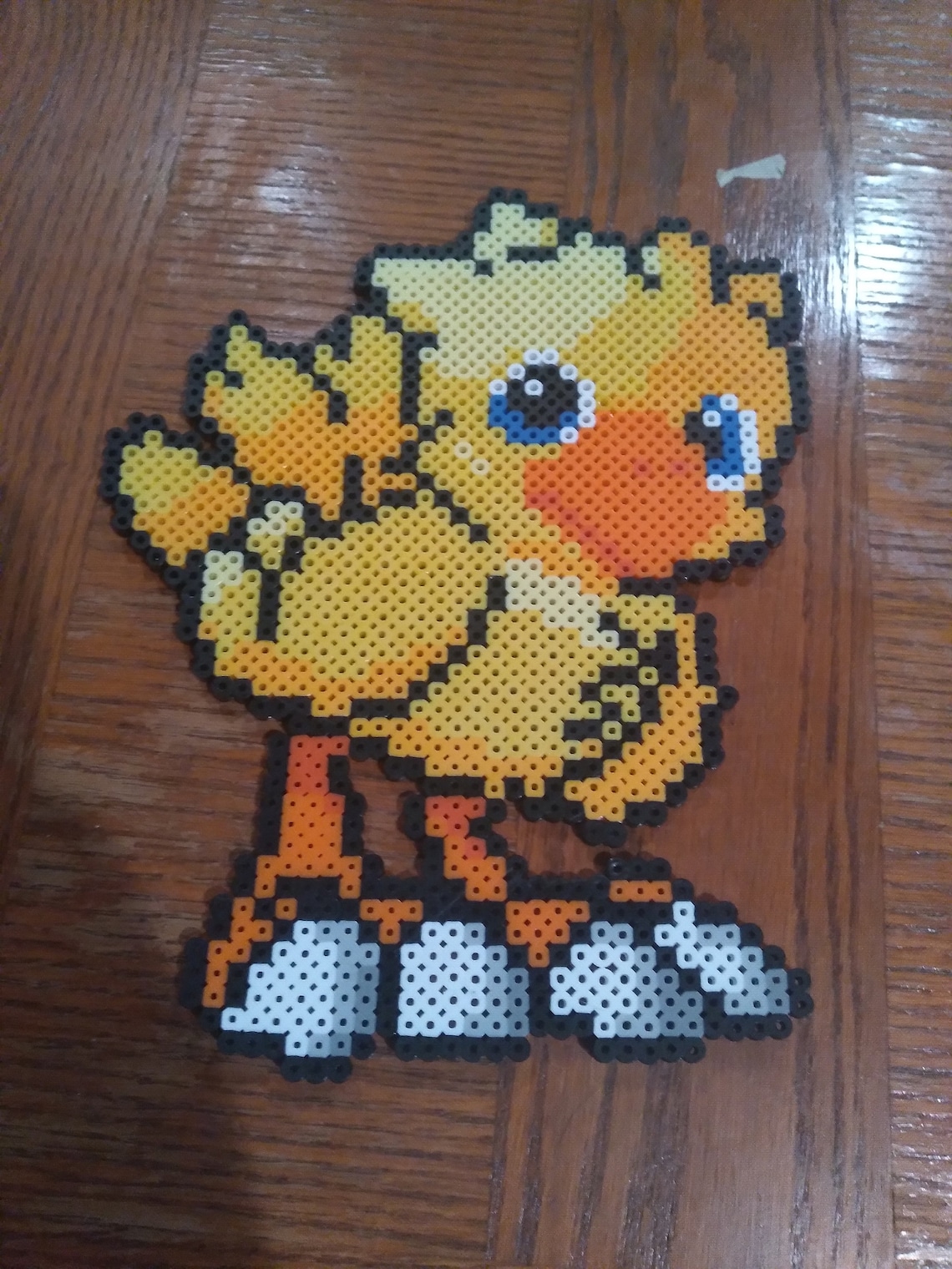 Cute Chocobo Inspired Perler Bead Art | Etsy