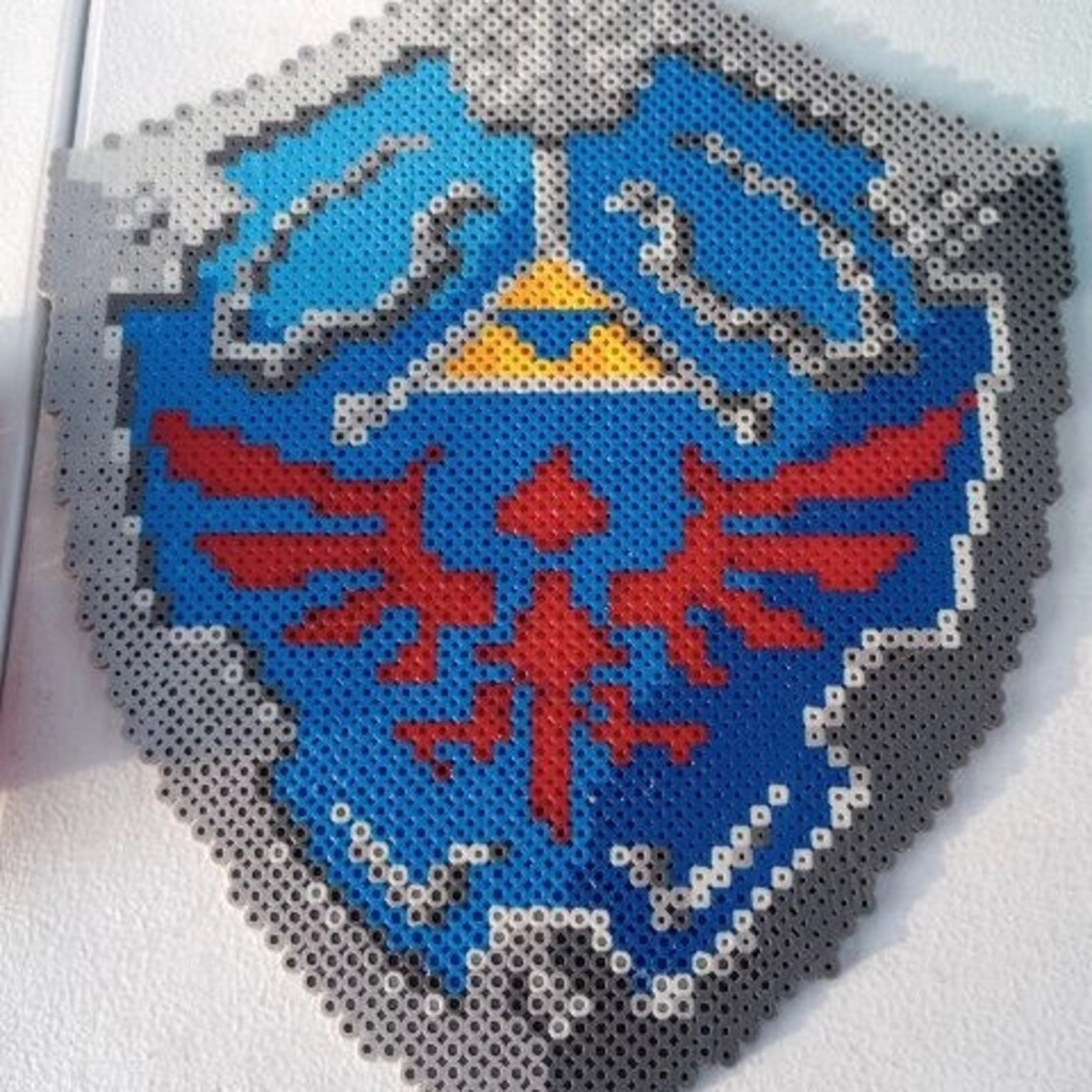 Loz Inspired Shield Perler Pixel Art - Etsy