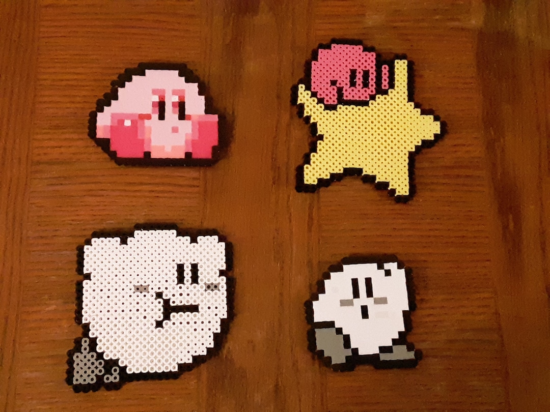 Kirby Inspired Perler Bead - Etsy