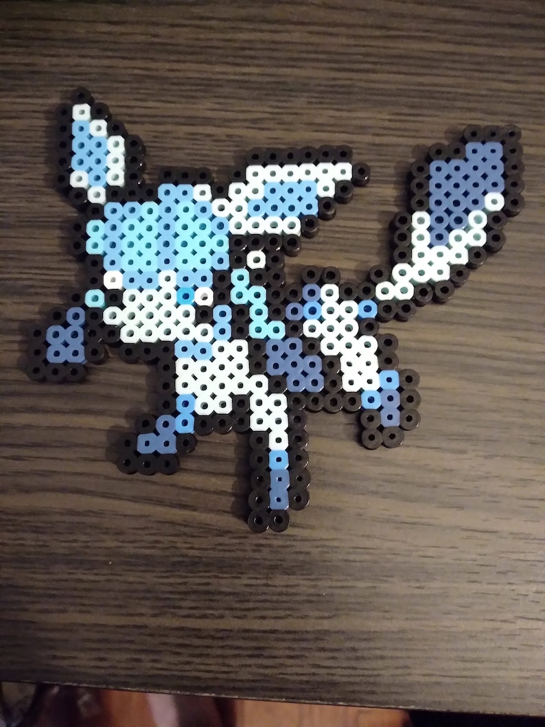Cute Shiny Eeveelution Perler Bead Inspired Art - Etsy