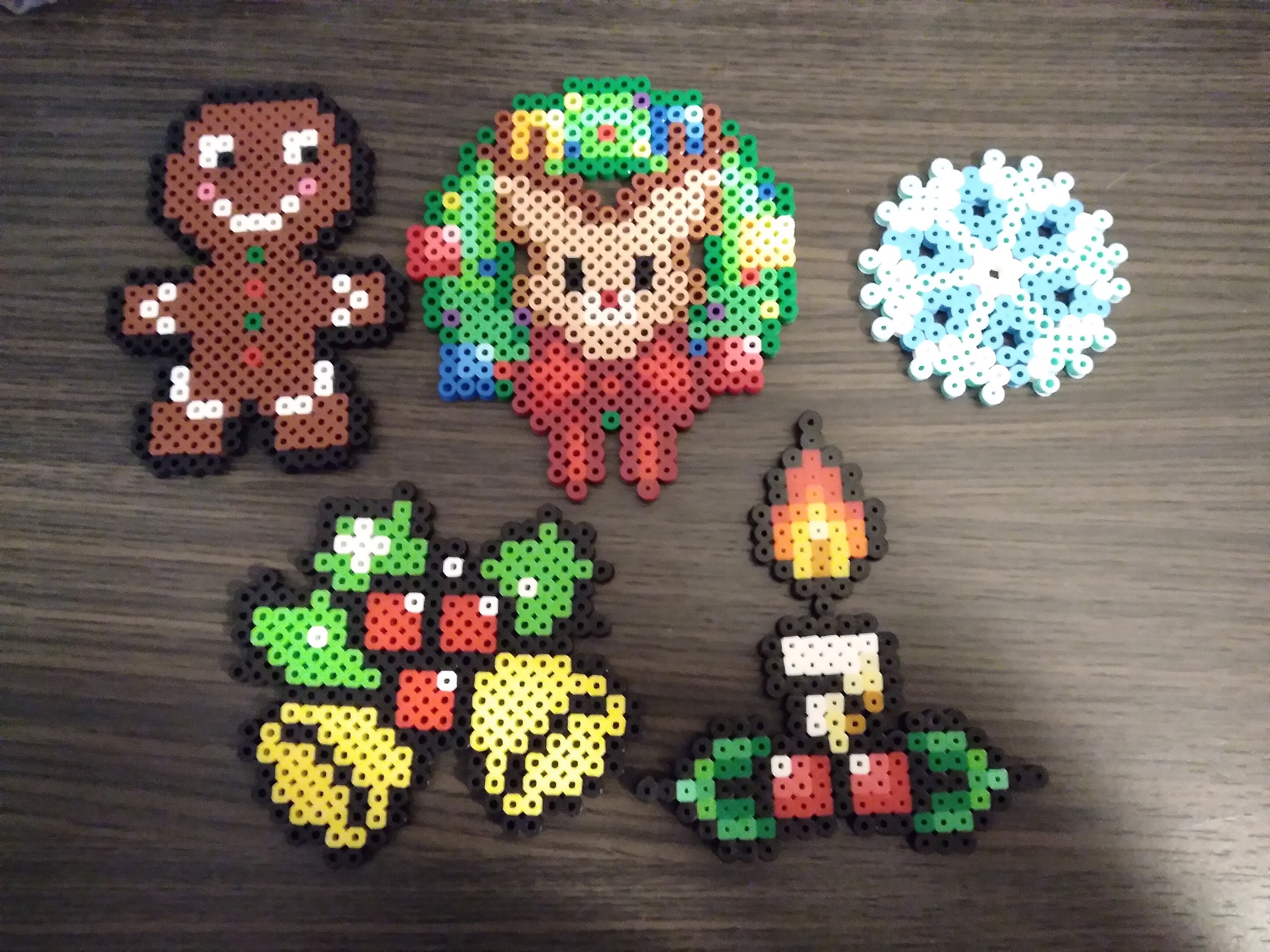 Christmas Perler Bead Ornaments Pt.2 - Etsy