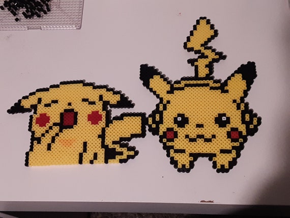Pikachu Inspired Perler Art - Etsy