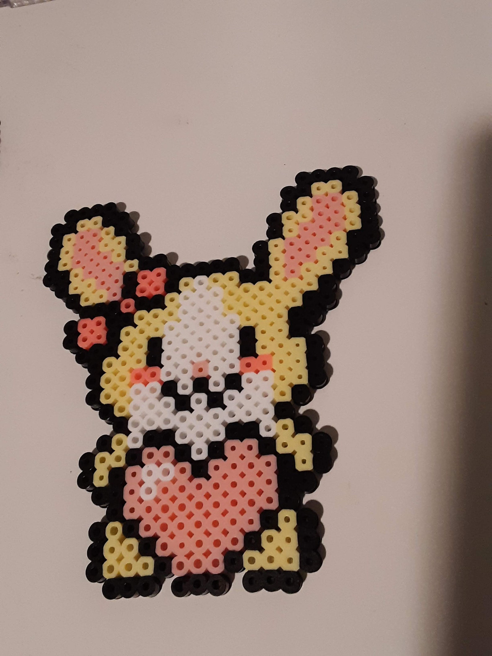 Cute Bunny Rabbit Inspired Perler Bead Art - Etsy