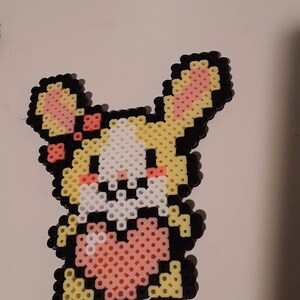 Cute Bunny Rabbit Inspired Perler Bead Art - Etsy