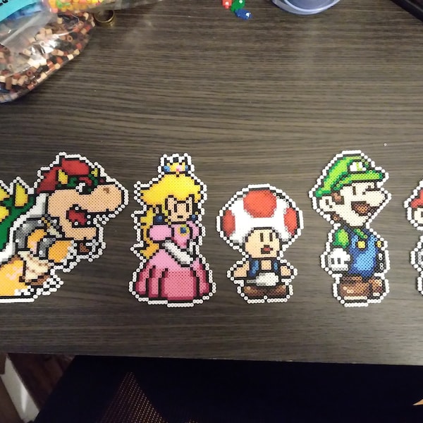 Paper Mario Pixel Art - Etsy