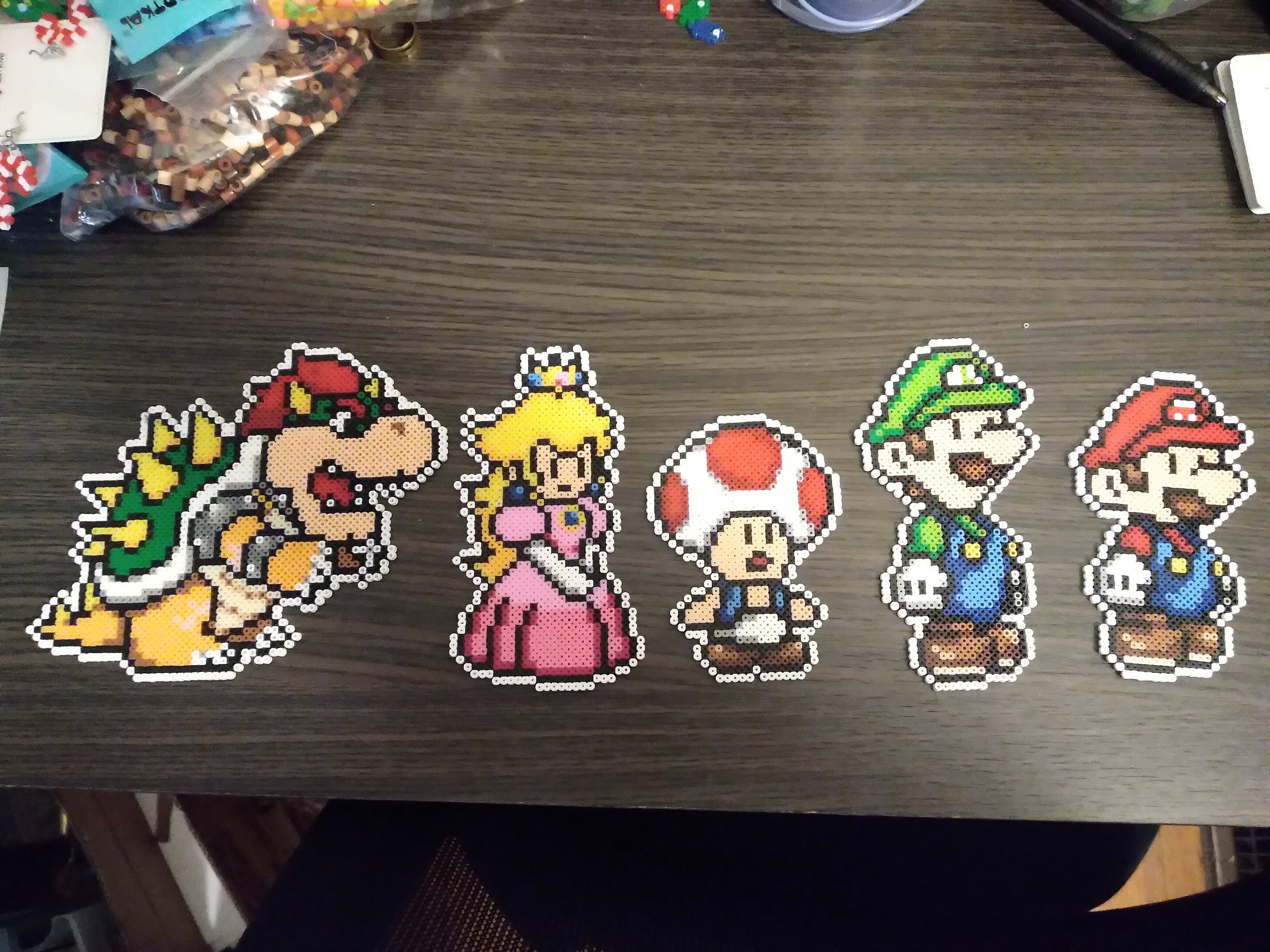 Mini Paper Mario Inspired Pixel Art - Etsy