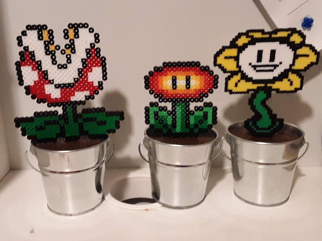 Potter Plants Perler Bead Art - Etsy