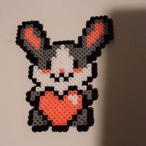 Cute Bunny Rabbit Inspired Perler Bead Art - Etsy