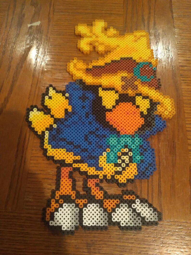 Cute Chocobo Inspired Perler Bead Art - Etsy