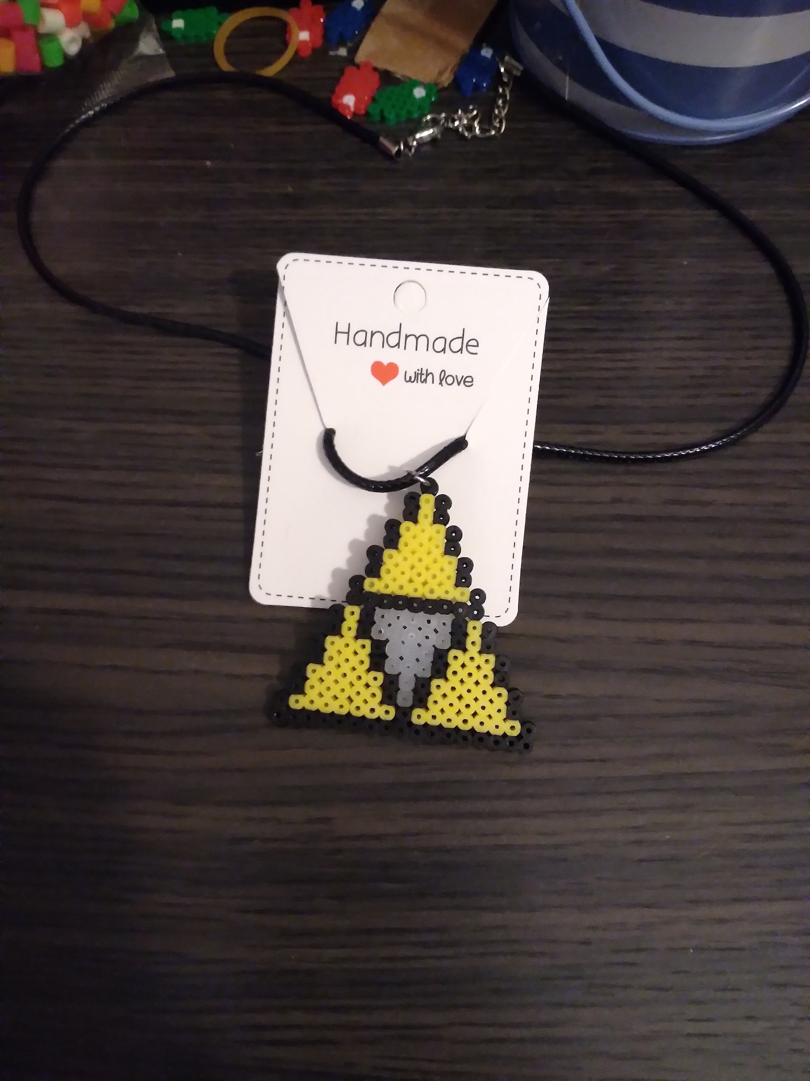LOZ Triforce Inspired Mini Perler Bead Jewelry Set - Etsy