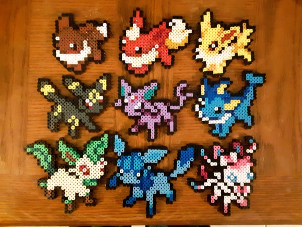 Little Birds Pixel Perler Beads Art, Can Be Fridge Magnet, Keychain ...