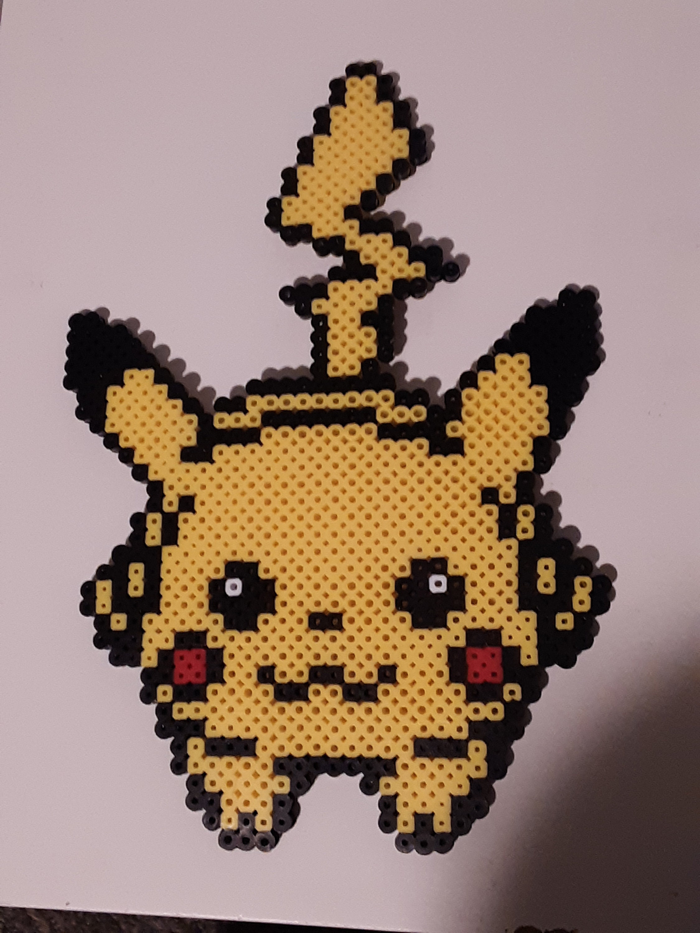 Pikachu Inspired Perler Art - Etsy Sweden