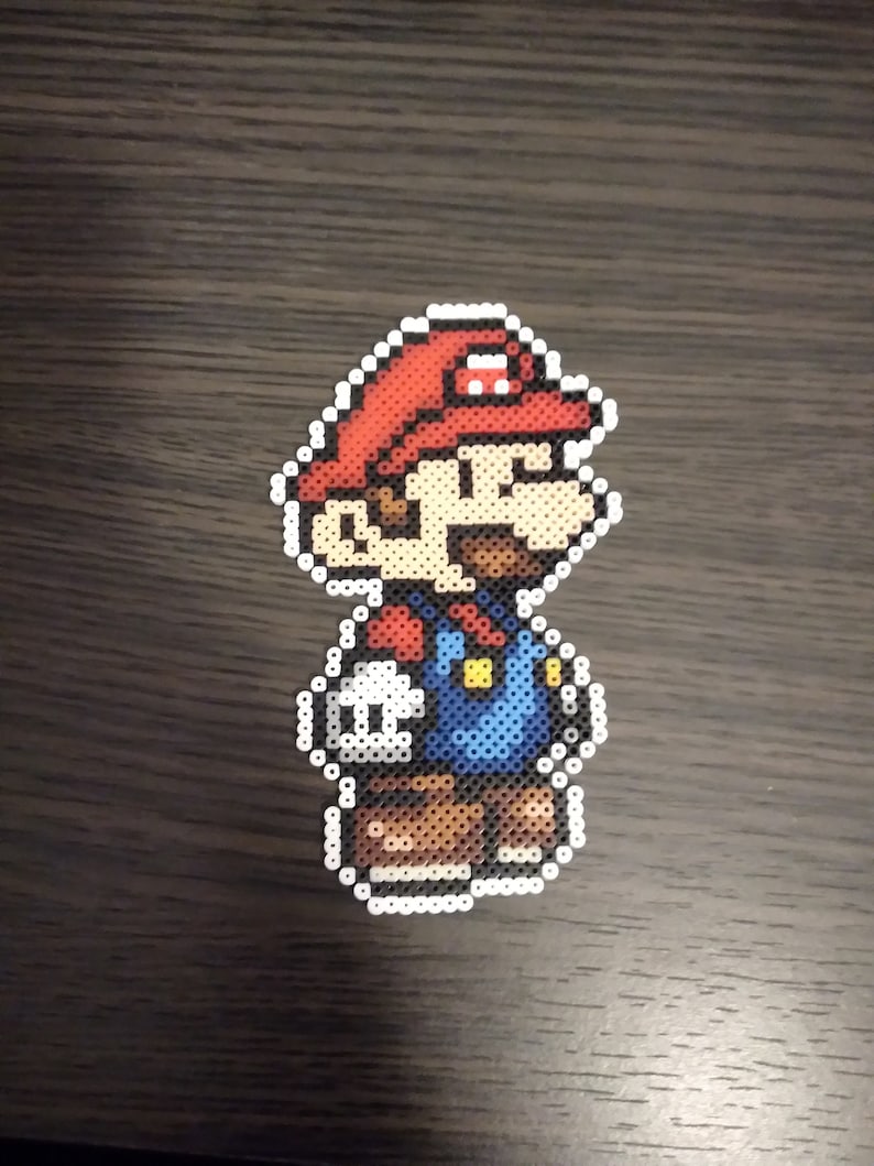Mini Paper Mario Inspired Pixel Art - Etsy