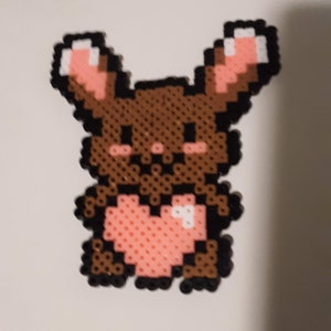 Cute Bunny Rabbit Inspired Perler Bead Art - Etsy