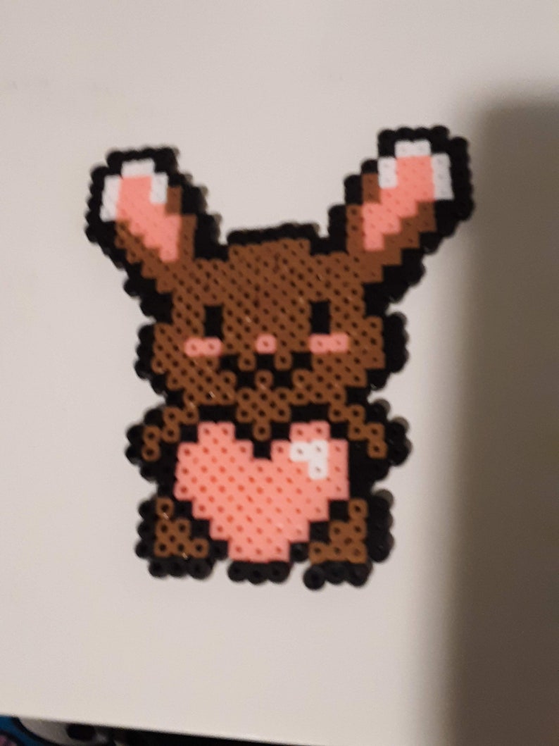 Cute Bunny Rabbit Inspired Perler Bead Art - Etsy