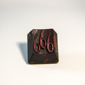 666 Splatterhouse Artisan Keycap for Cherry MX Mechanical Gaming ...