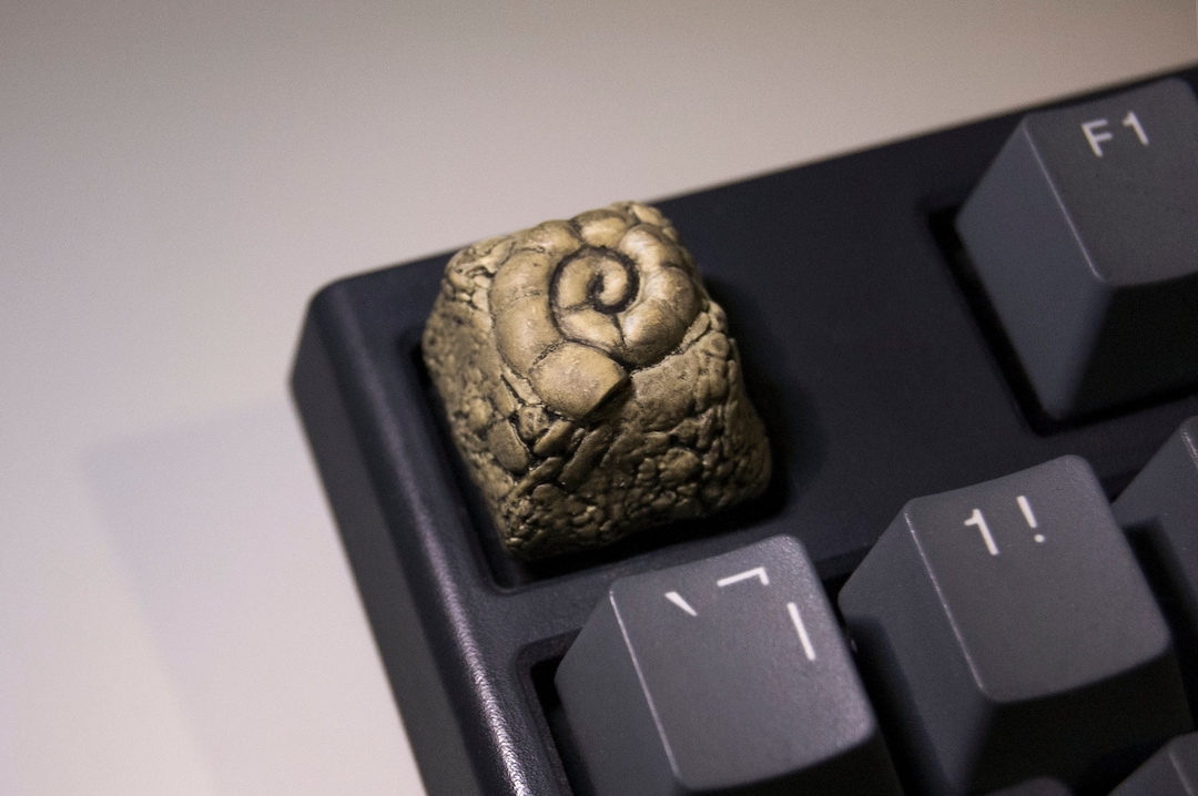 Helix Fossil Artisan Keycap: Cherry MX Gaming Keyboard Key - Etsy