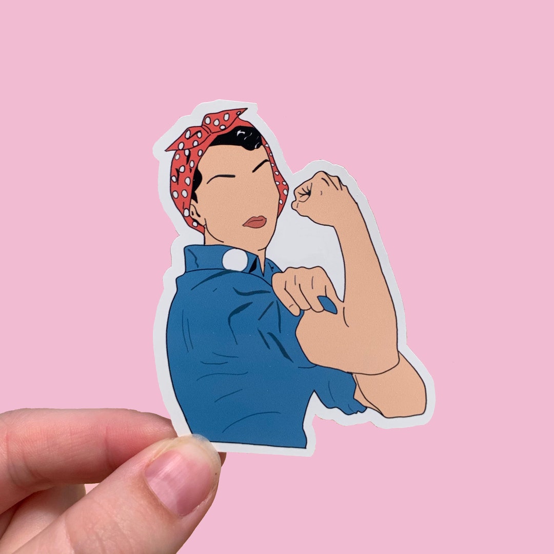 Rosie the Riveter Sticker Feminist Icon waterproof Gifts for Bffs, Best ...
