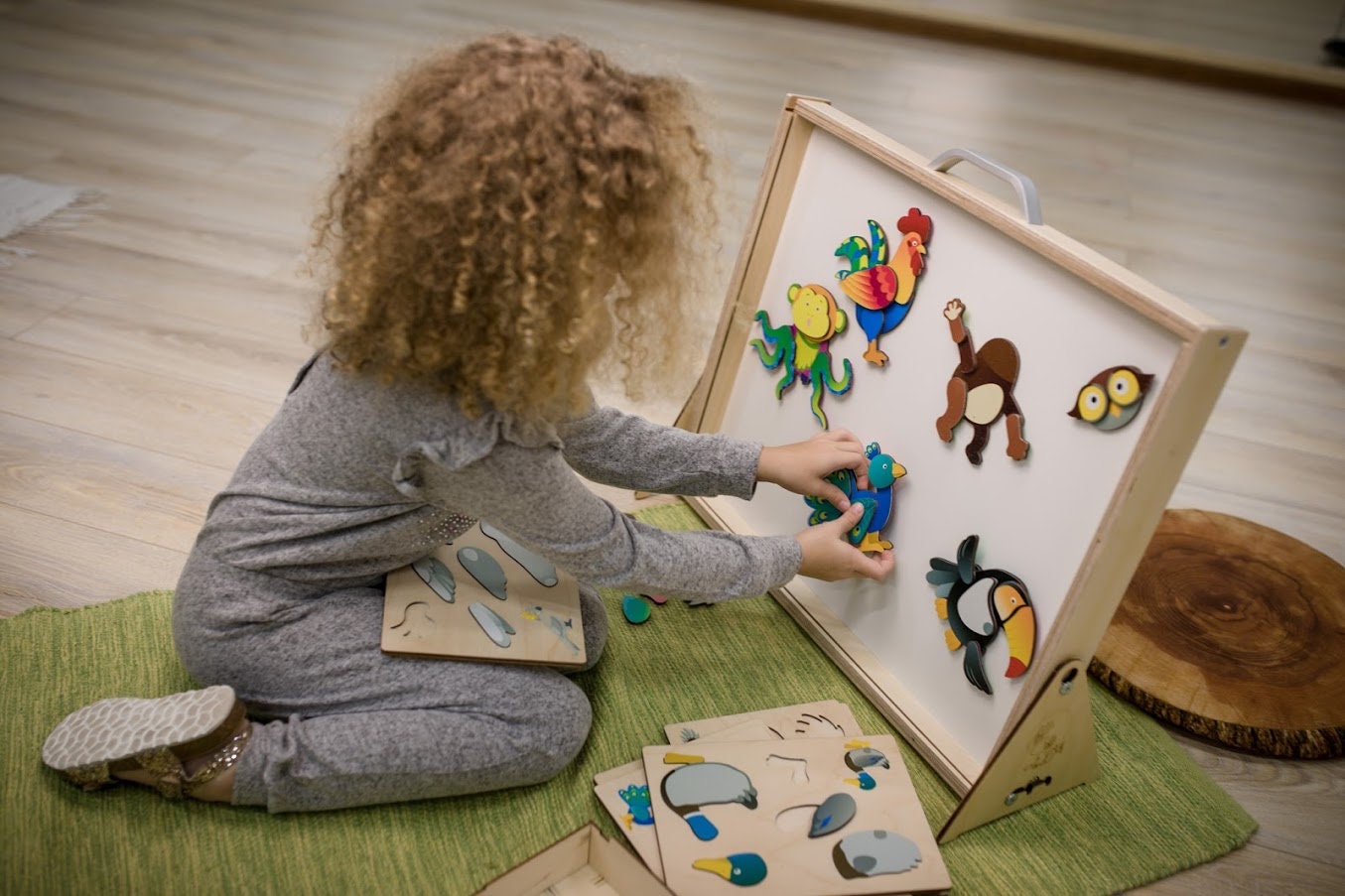 Magnetic Puzzle FLIP Birds – Educational Wooden Game for Kids, Develops ...