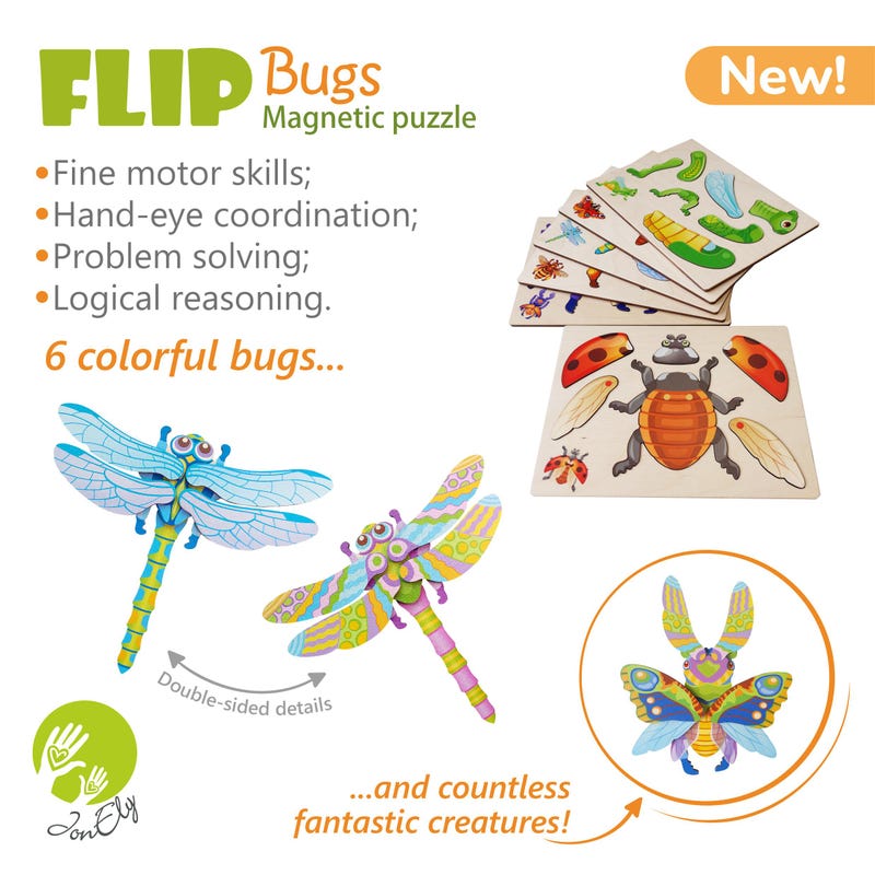 Wooden Bug Puzzles - Etsy