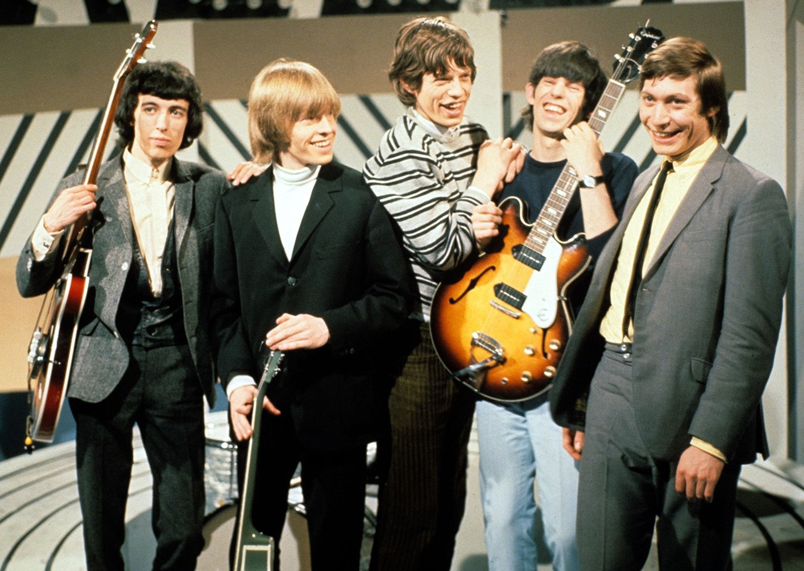 Rolling Stones With Brian Jones 24x36 Inch Rolled Poster - Etsy
