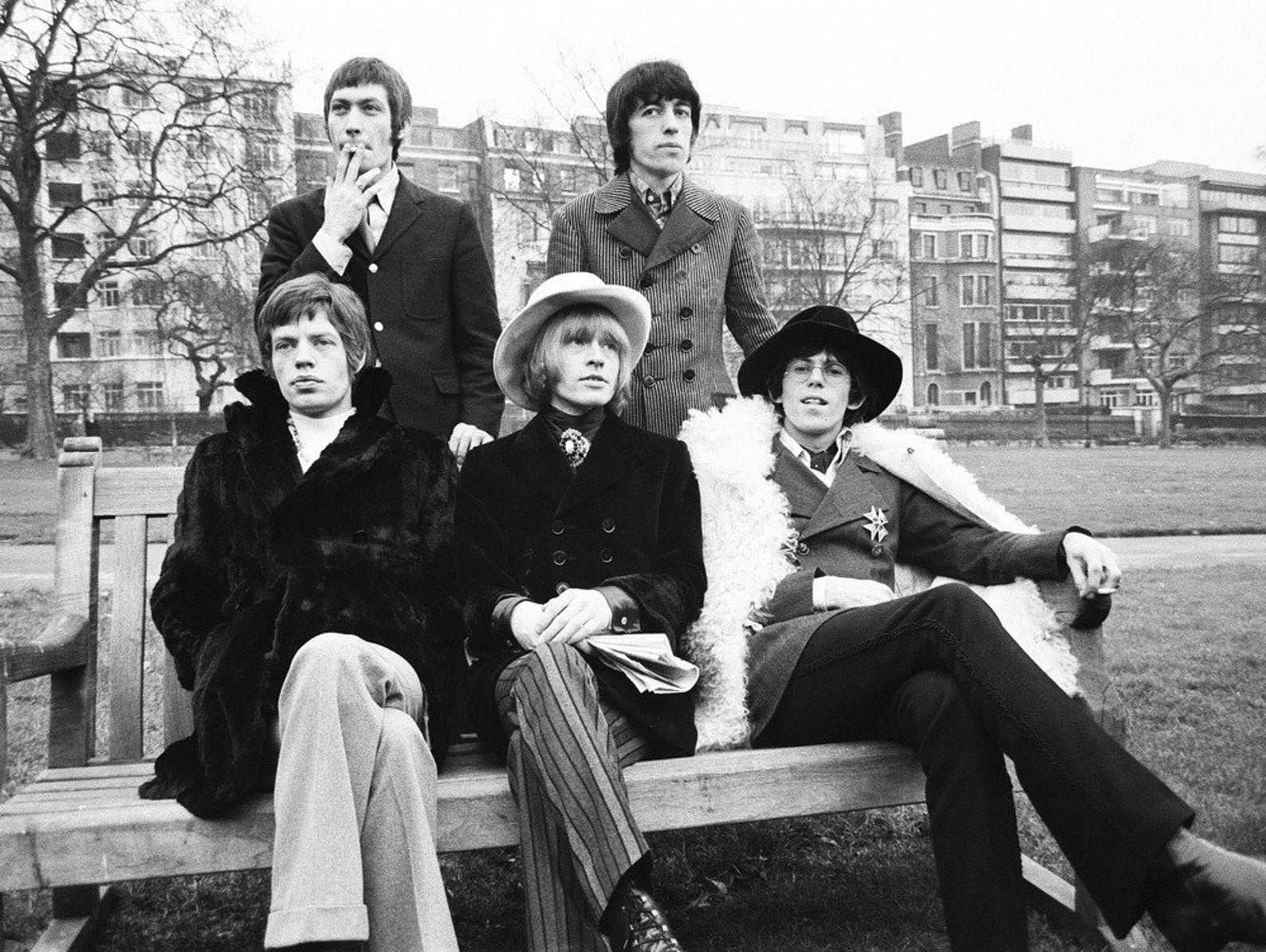 Rolling Stones With Brian Jones 24x36 Inch Rolled Poster - Etsy