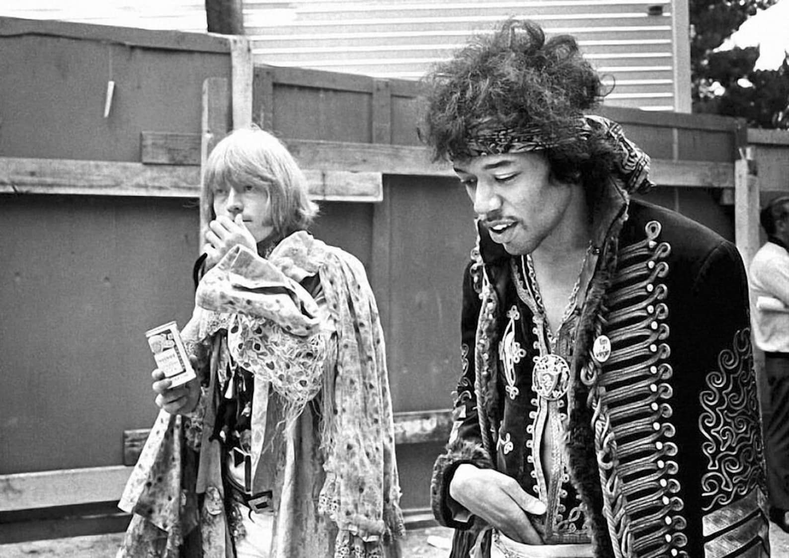 Jimi Hendrix/ Brian Jones 24x36 Inch Rolled Wall Poster - Etsy