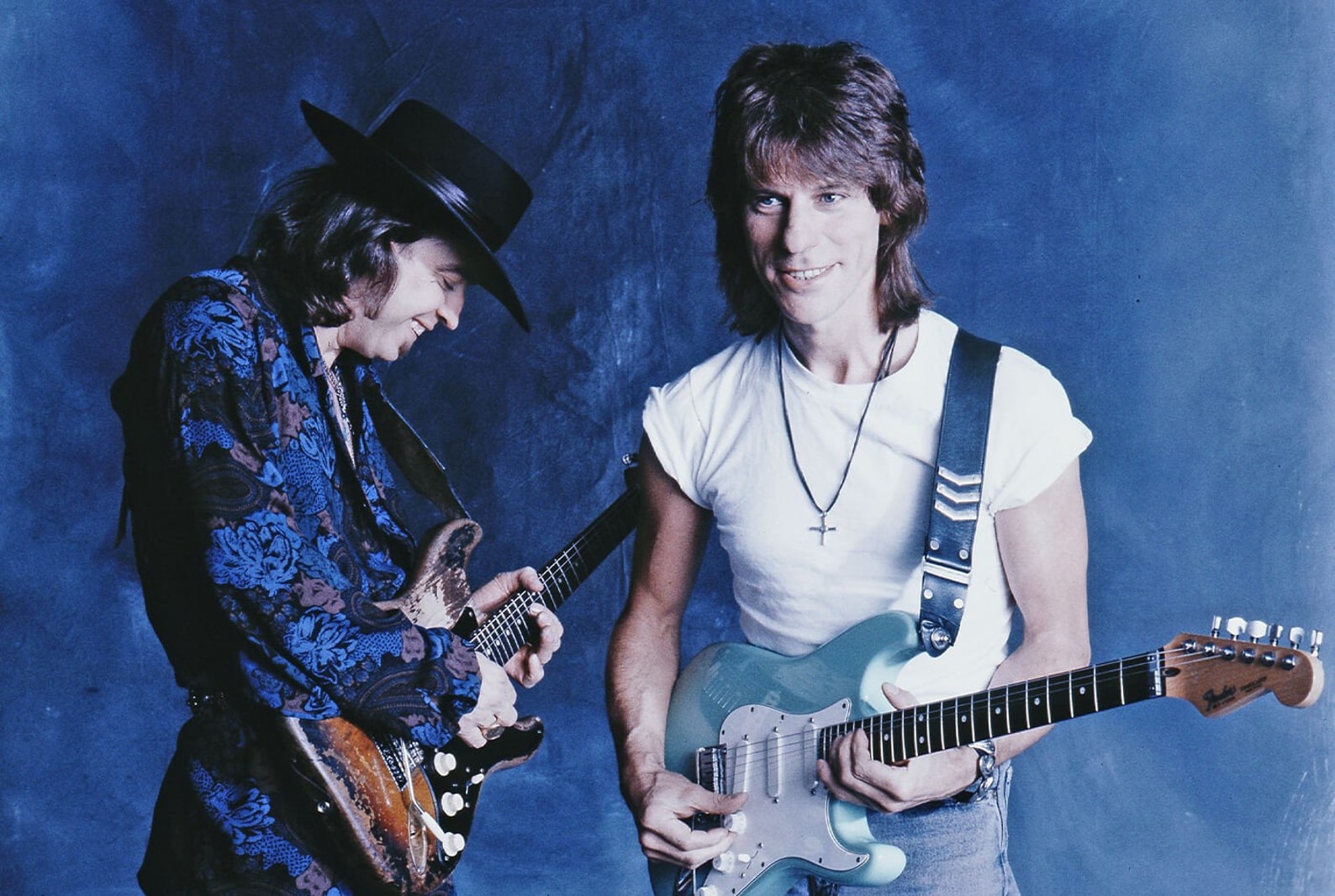 Jeff Beck/stevie Ray Vaughn 24x36 Inch Rolled Poster - Etsy
