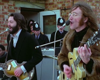 Beatles Rooftop Poster - Etsy UK