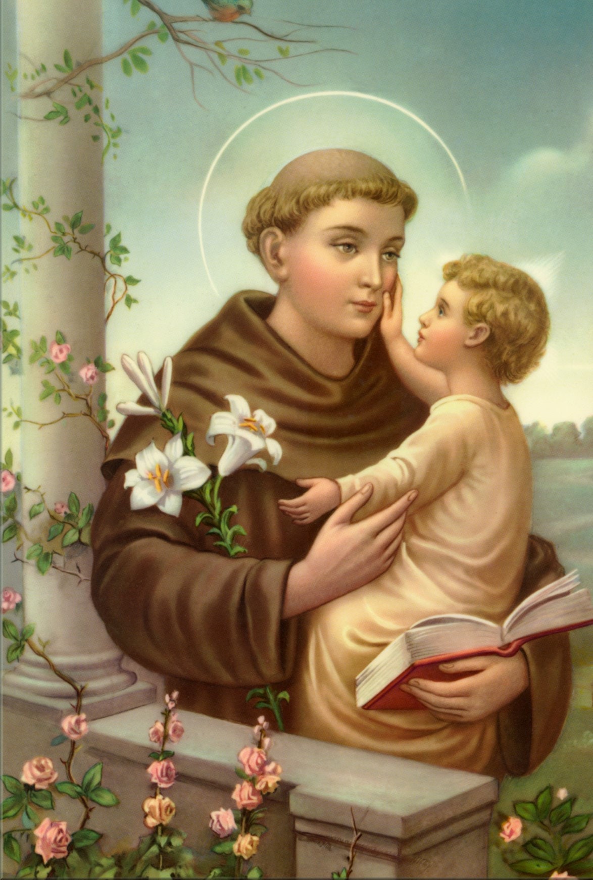 Saint Anthony 24x36 Inch Rolled Poster - Etsy