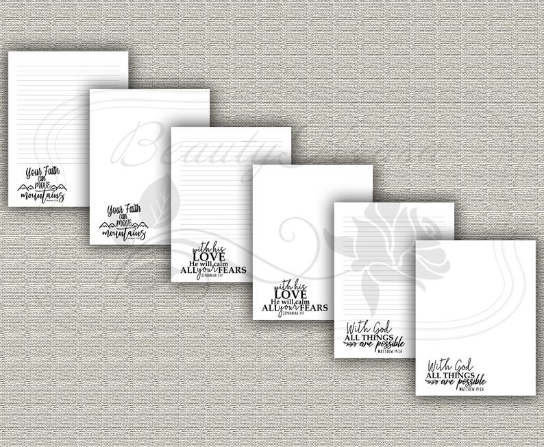 JW Letter Bundle Writing Stationery Set,printable Stationary Bible ...
