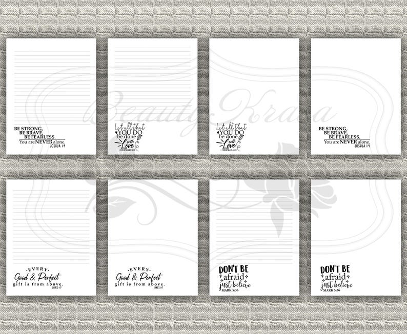 JW Letter Bundle Writing Stationery Set,printable Stationary Bible ...