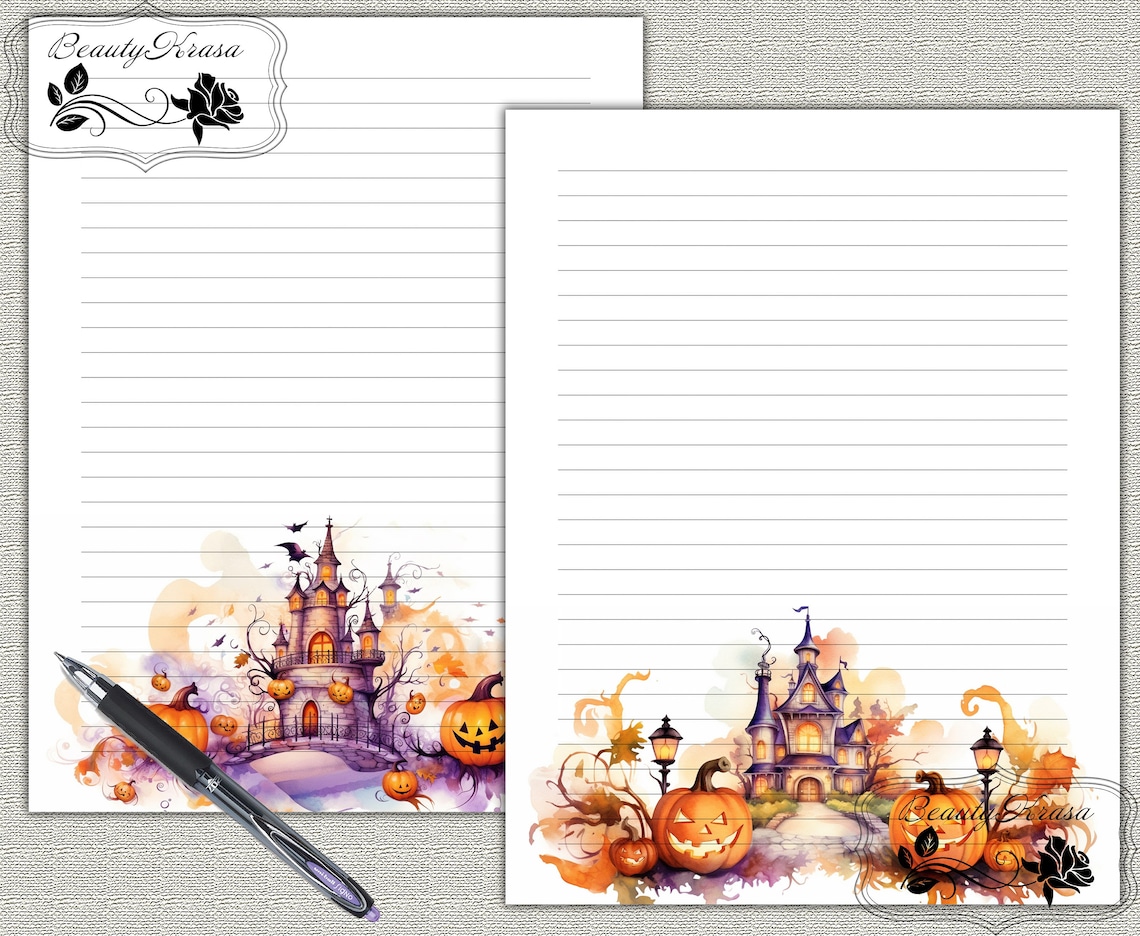 Letter Writing Bundleprintable Pdf Stationery Set - Etsy