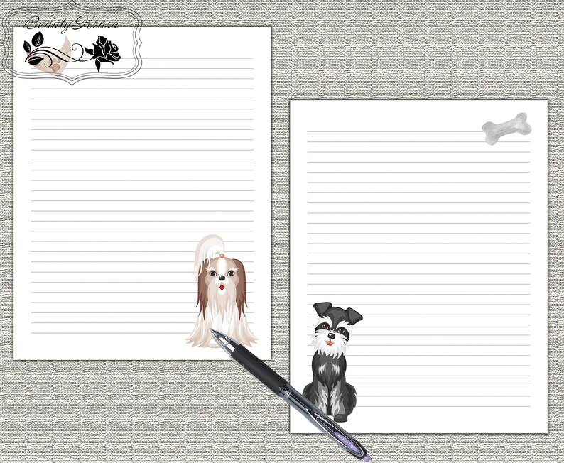 Letter Bundle Writing Stationery Set,printable Stationary Download ...