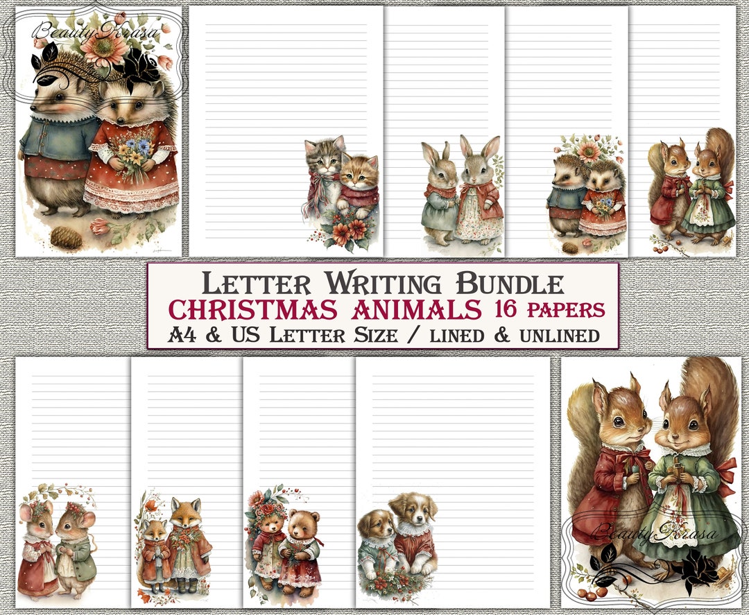 Letter Bundle Writing Stationery Set,printable Stationary Download ...