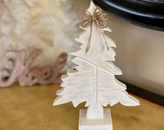 Rustic Wood Christmas Tree, Farmhouse Christmas Tree, Wood Christmas ...